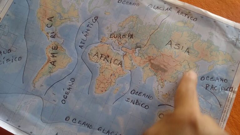 Descubre el Mapa de Planisferio con División Política y Nombres: Tu ...
